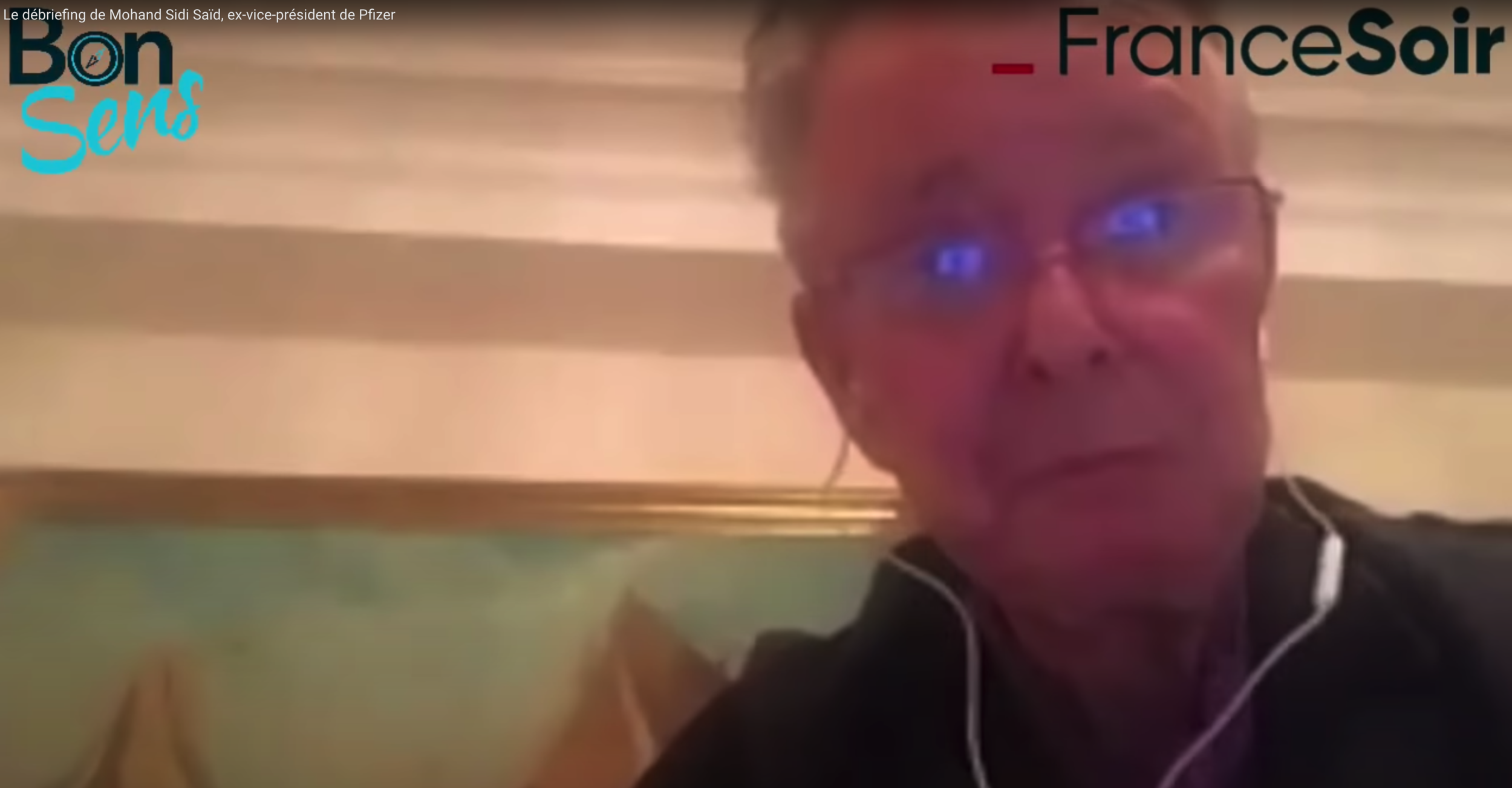Mohand Sidi Saïd, ex-vice-président de Pfizer - BonSens.org